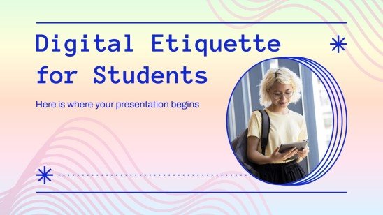 Digital Etiquette for Students | Google Slides & PPT