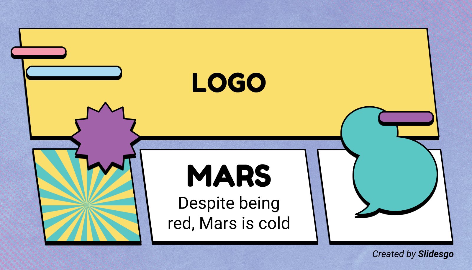 Pop Art Culture Business Card | Google Slides & PowerPoint