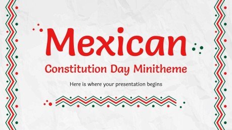Minitema: Día de la Constitución de México | Google Slides