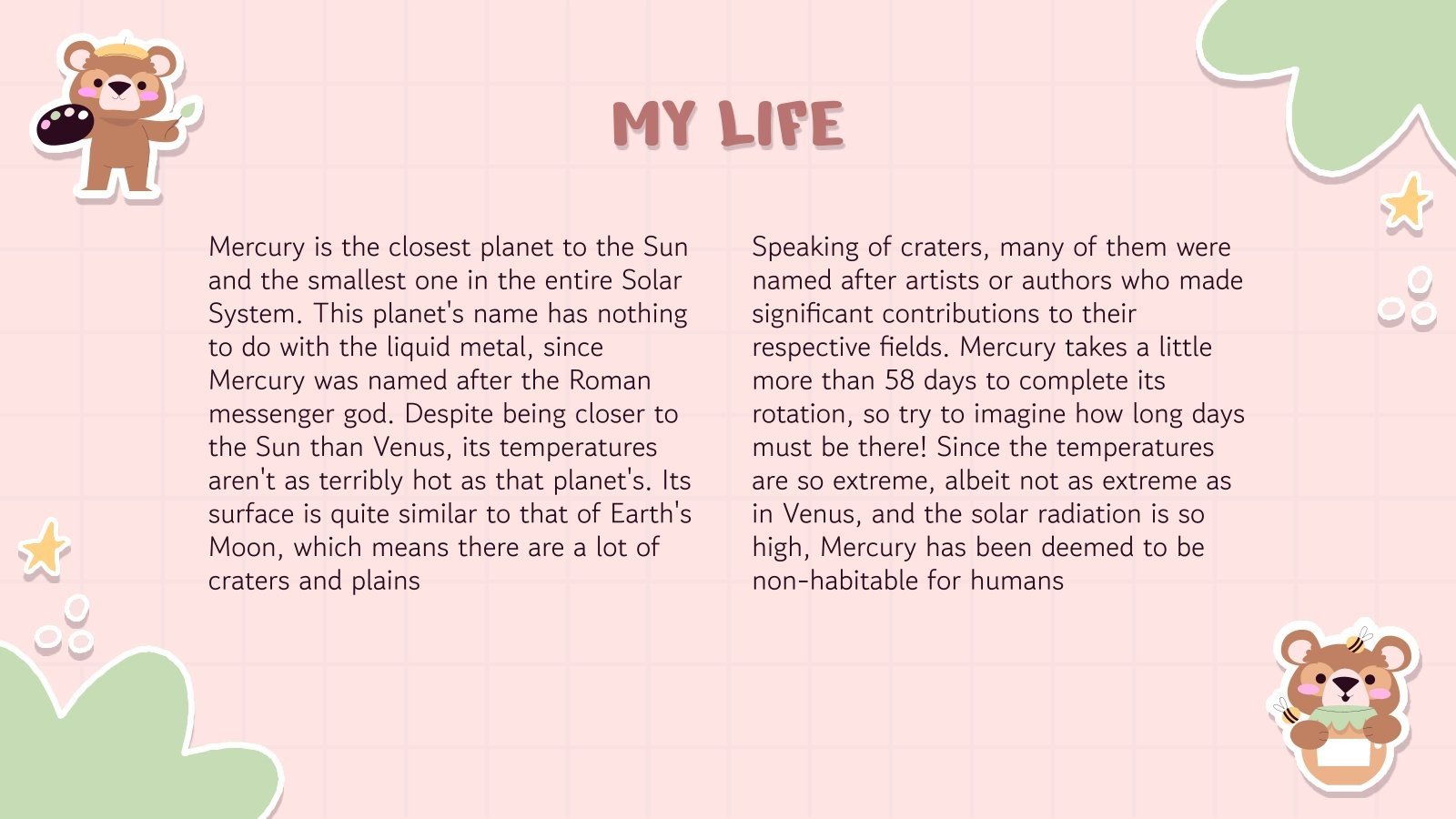 All About My life Theme for Pre-K | Google Slides & PPT