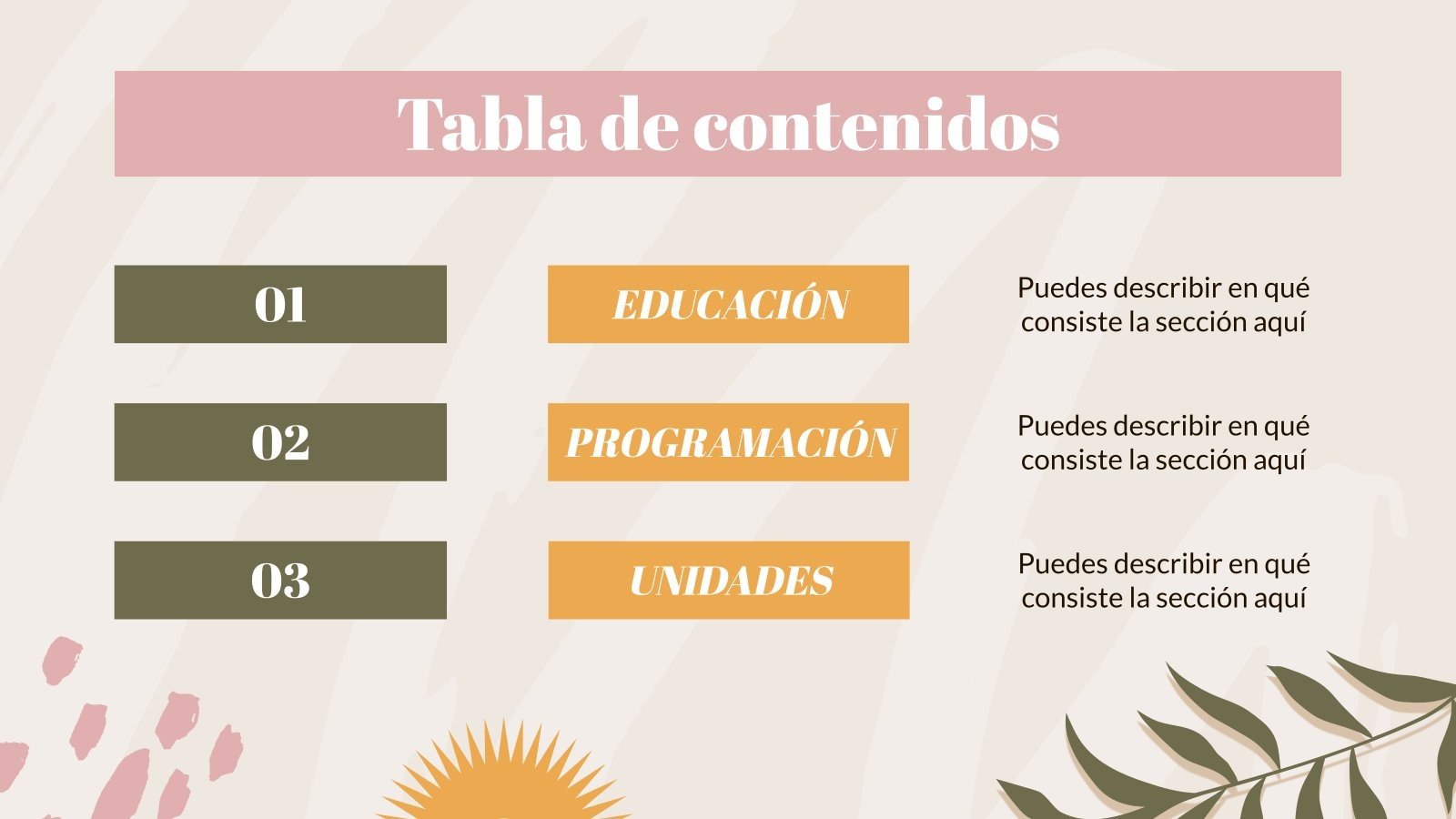 Educational Programming Boho Style | Google Slides & PPT