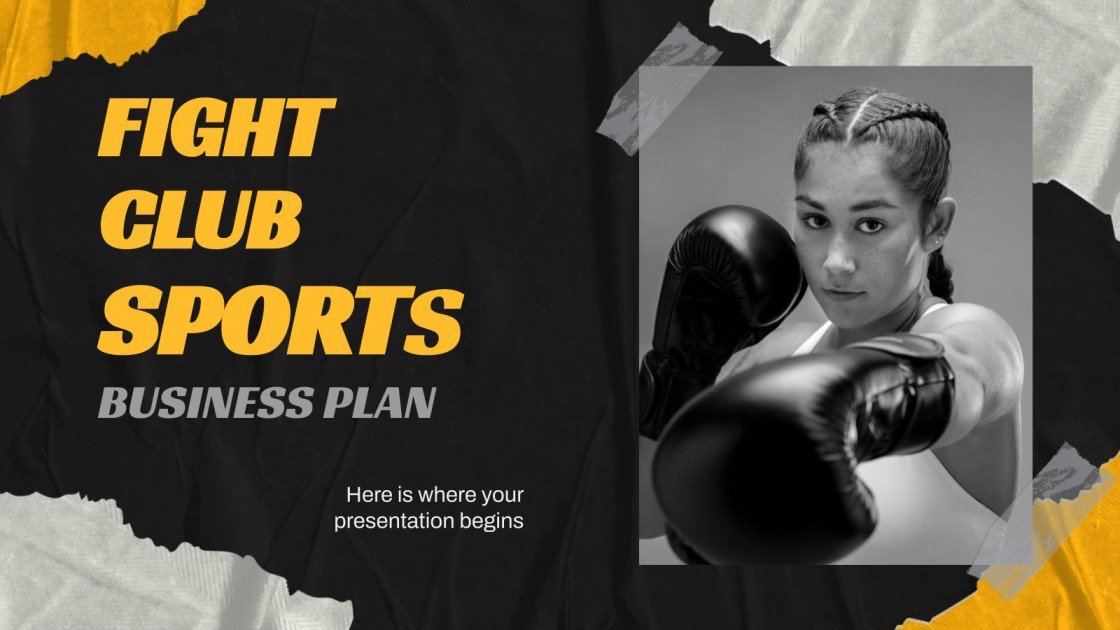 Fight Club Sports Business Plan | Google Slides & PowerPoint