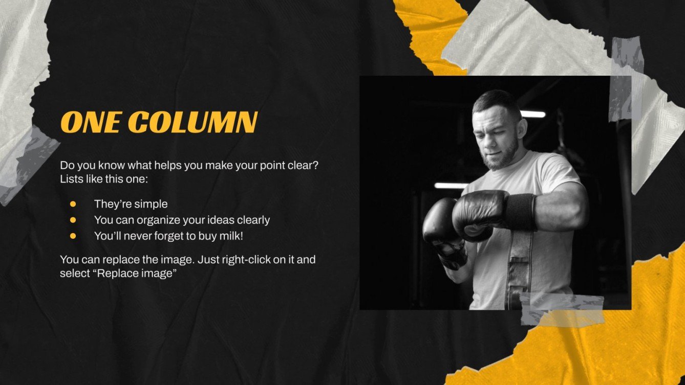 Fight Club Sports Business Plan | Google Slides & PowerPoint