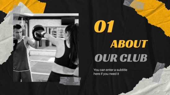 Fight Club Sports Business Plan | Google Slides & PowerPoint