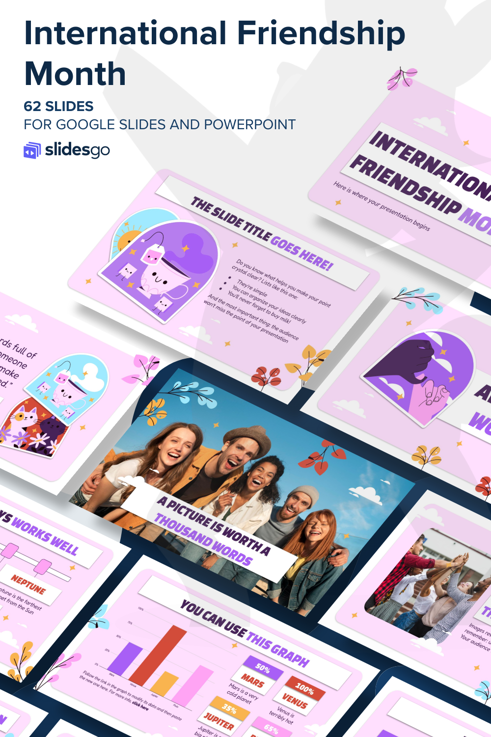 International Friendship Month | Google Slides & PowerPoint