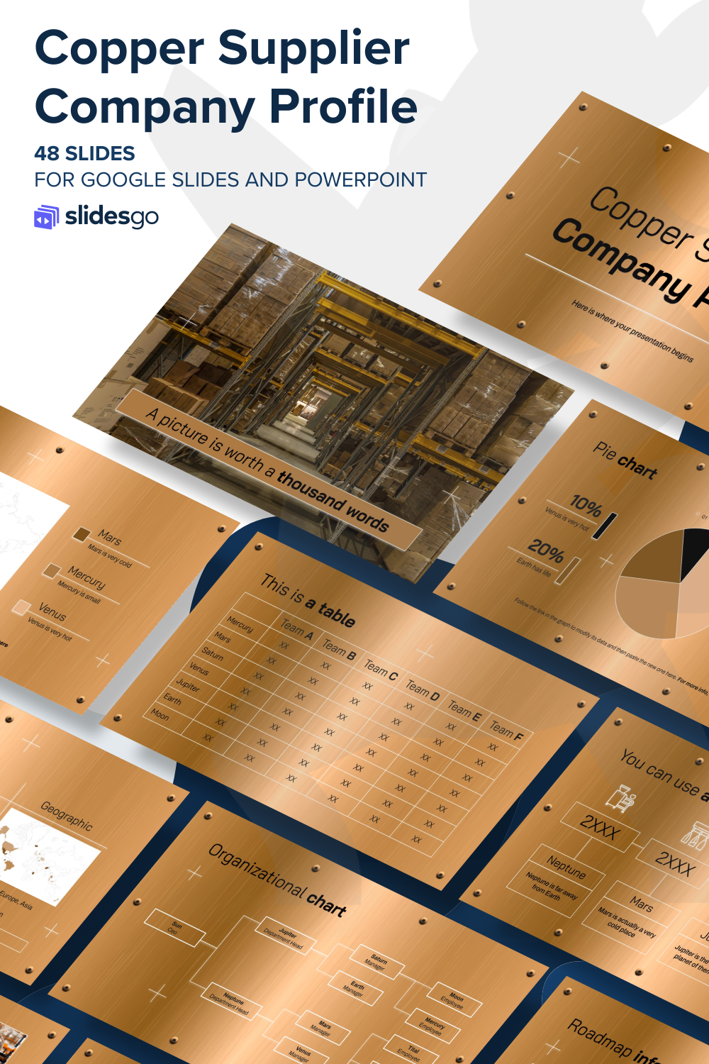 Copper Supplier Company Profile | Google Slides & PowerPoint