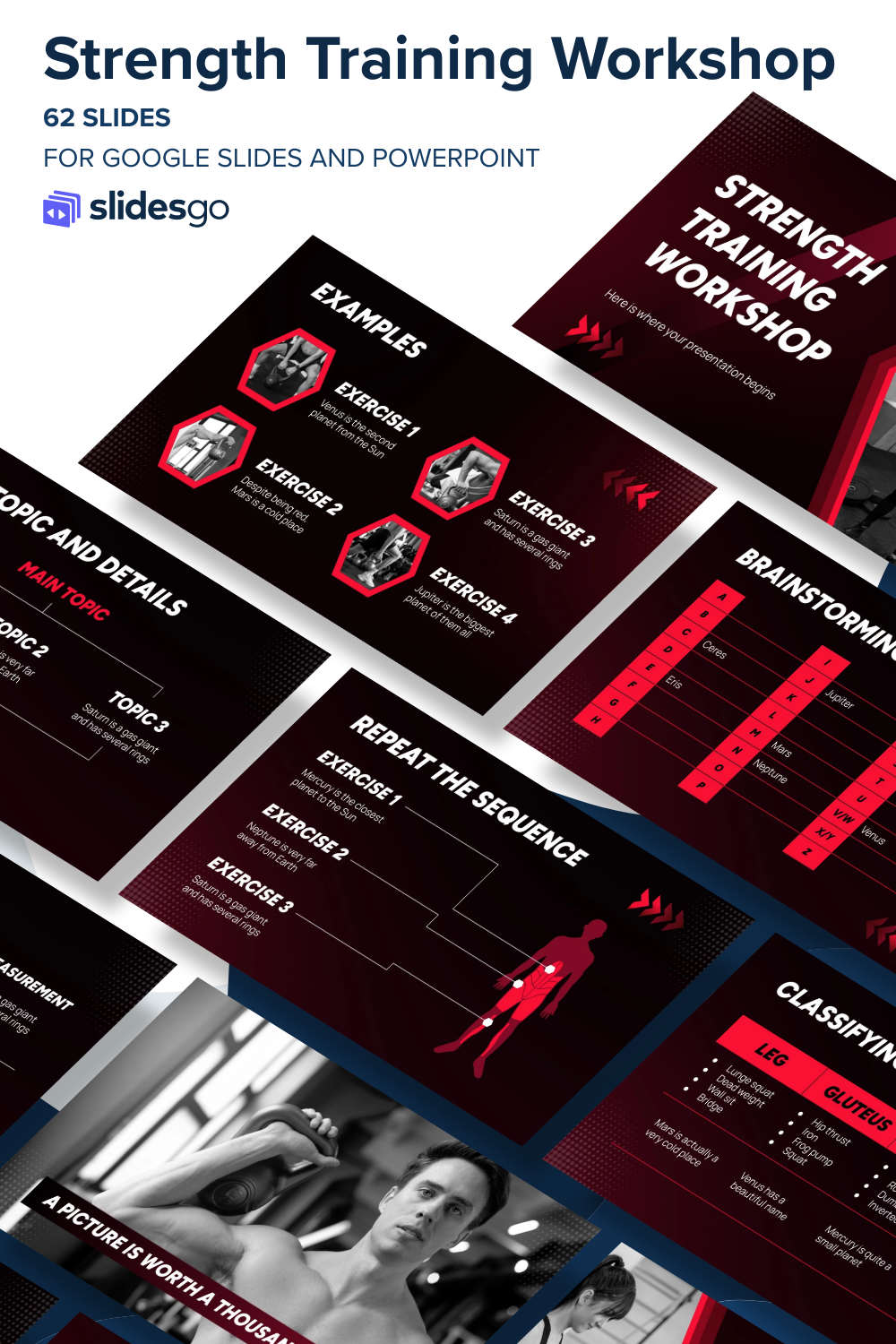 Strength Training Workshop | Google Slides & PowerPoint