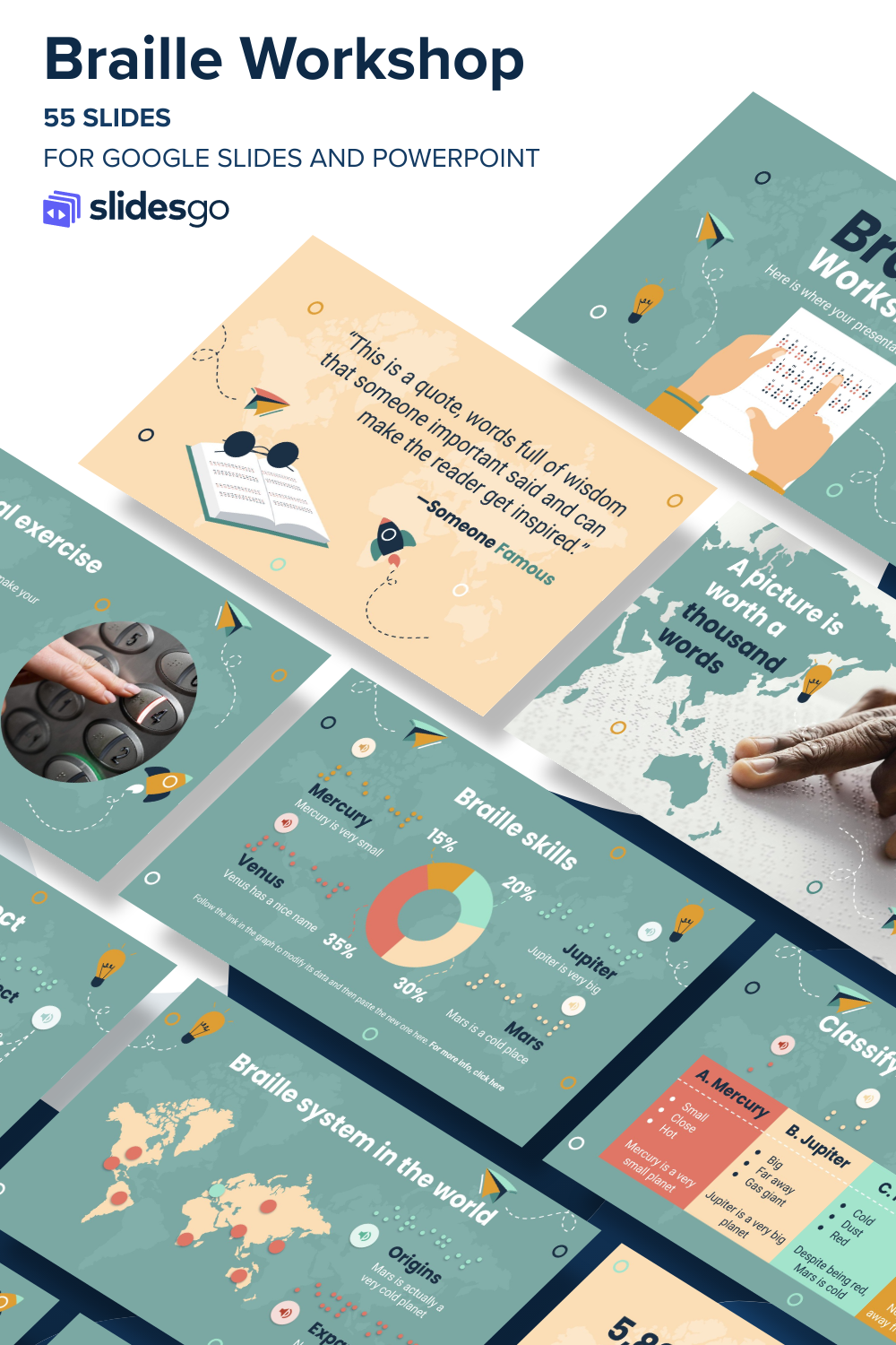 Braille Workshop | Google Slides & PowerPoint Template