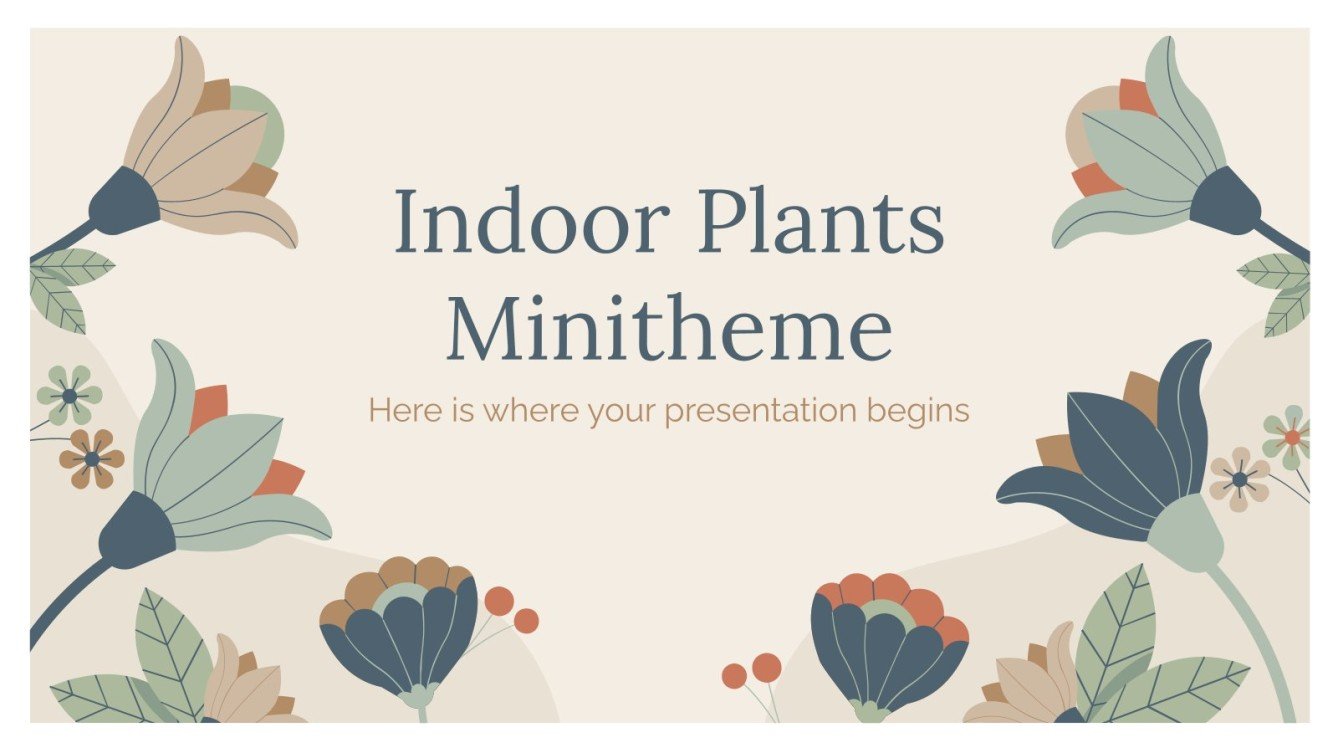 Indoor Plants Minitheme | Google Slides & PPT