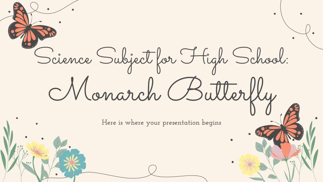 Free Butterfly Google Slides and PPT Templates