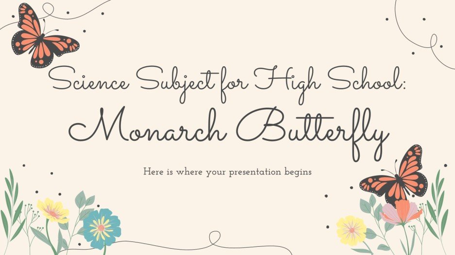 Free Butterfly Google Slides and PPT Templates
