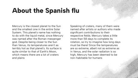 BA in History - The Spanish Flu | Google Slides & PPT