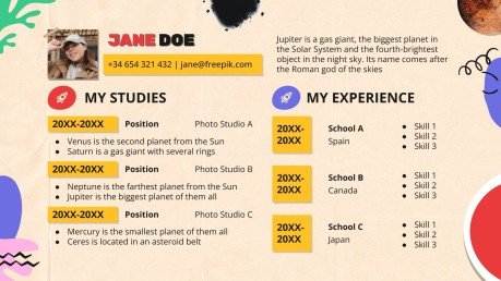 Pop Culture Style Portfolio | Google Slides & PowerPoint