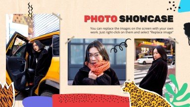 Pop Culture Style Portfolio | Google Slides & PowerPoint