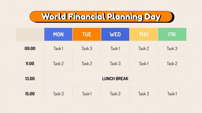 World Financial Planning Day Infographics