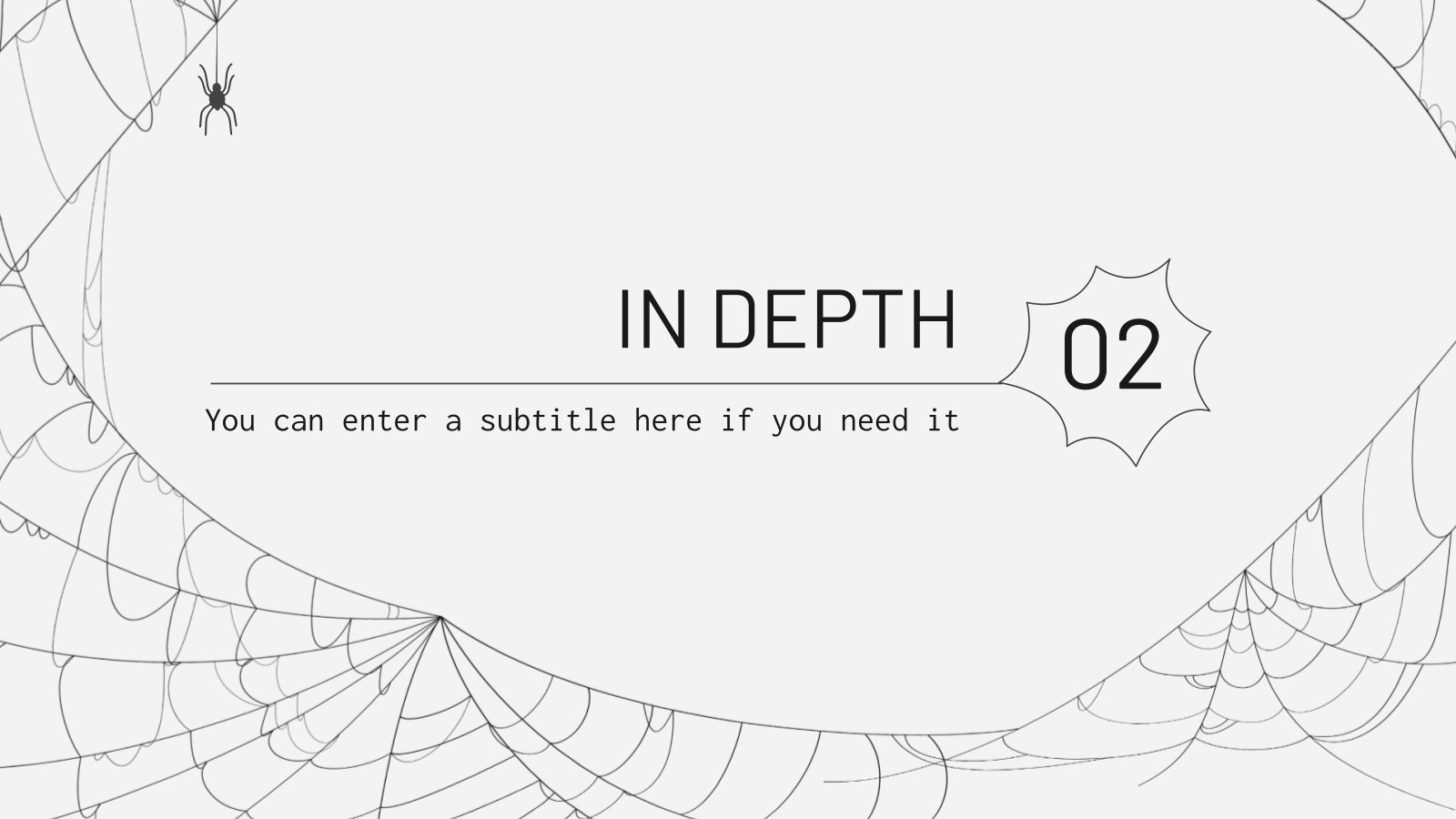 Spider Web Style Newsletter | Google Slides & PowerPoint