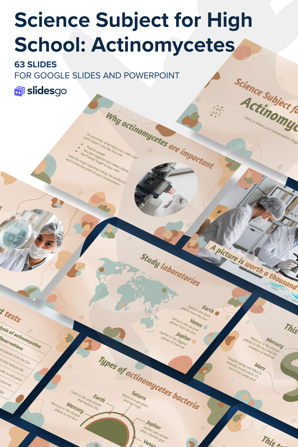 Science for High School: Actinomycetes | Google Slides