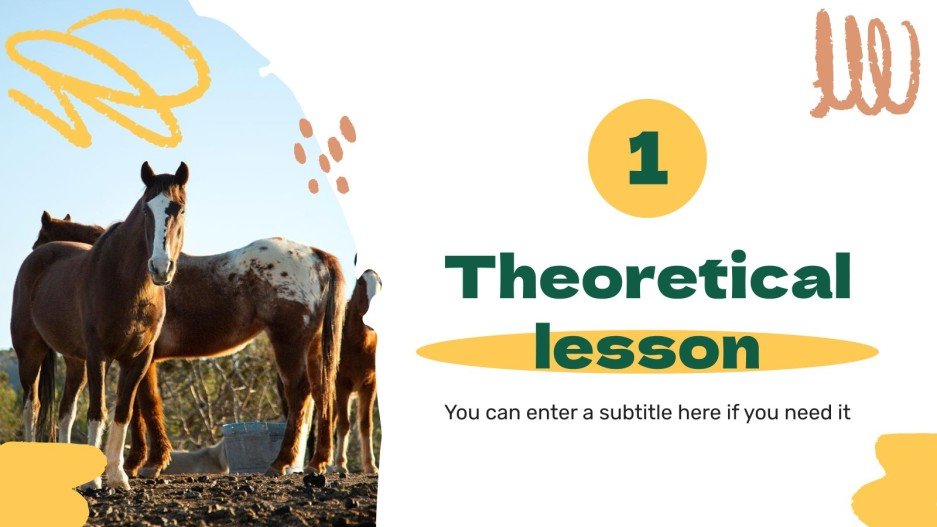 Horse Riding Initiation Workshop | Google Slides & PPT