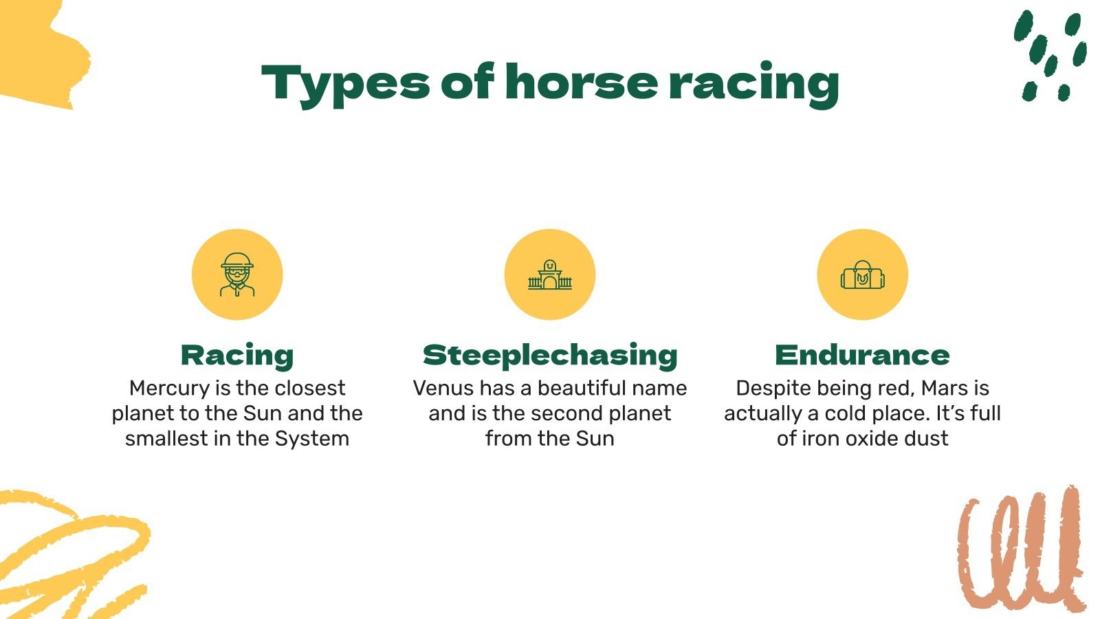 Horse Riding Initiation Workshop | Google Slides & PPT