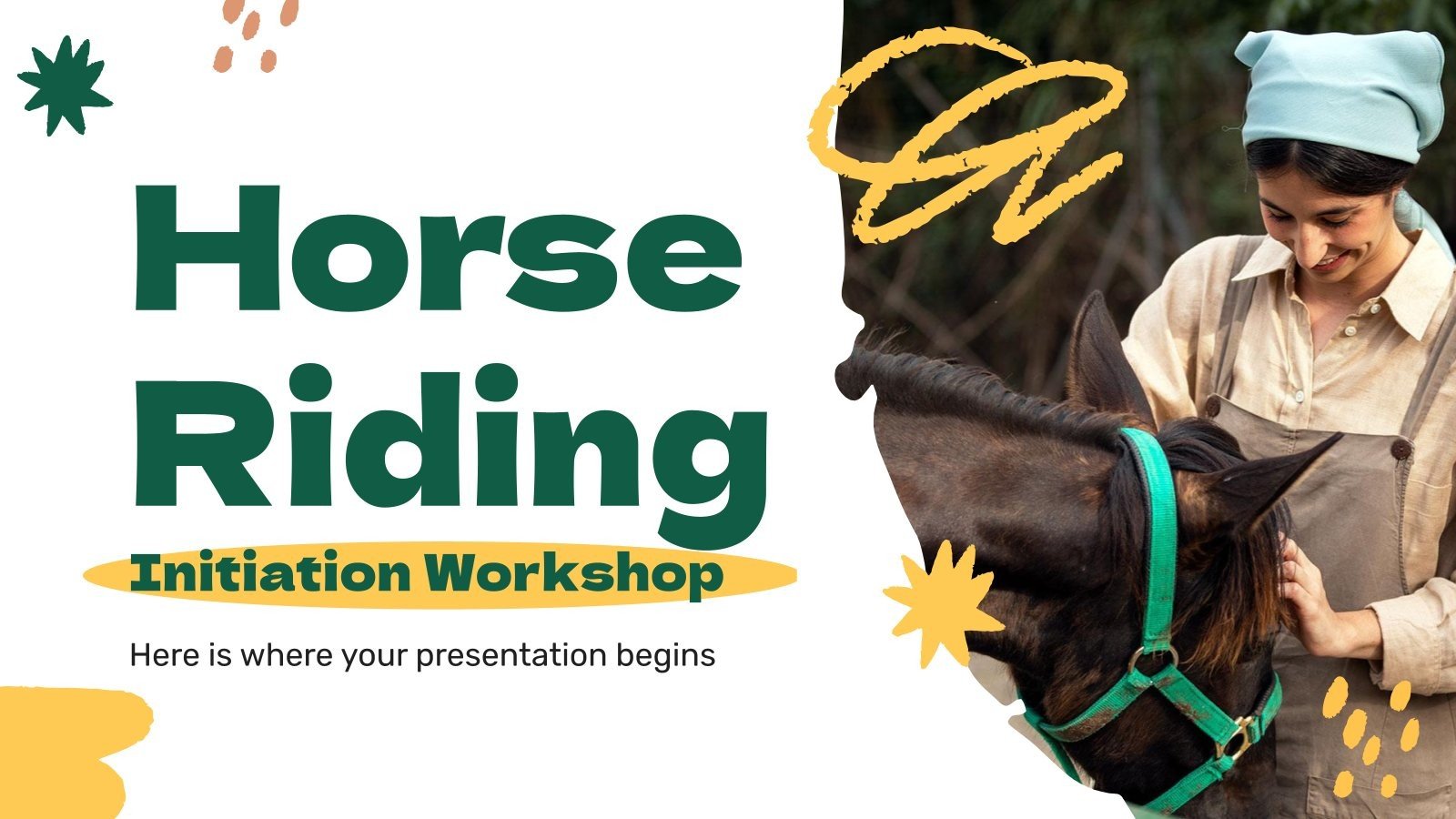 Free templates about horses for Google Slides & PowerPoint