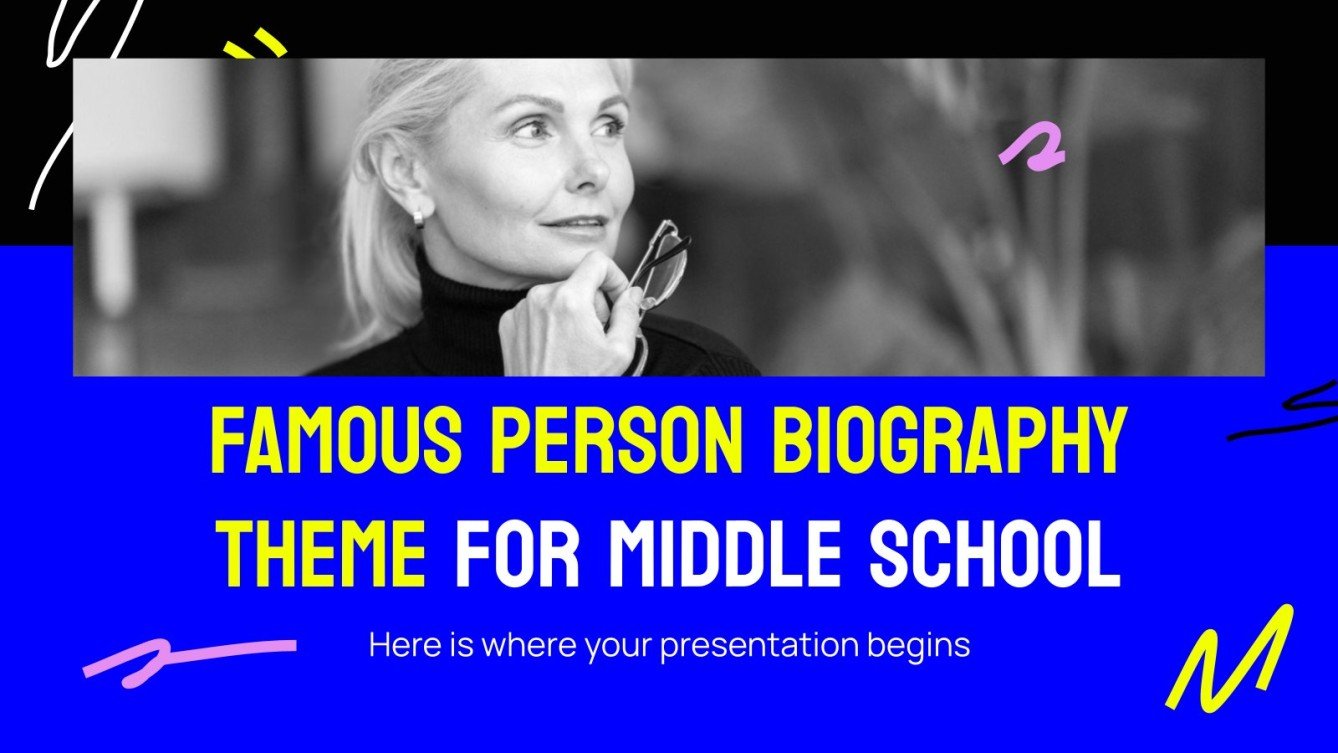 Famous Person Biography Theme for Middle School