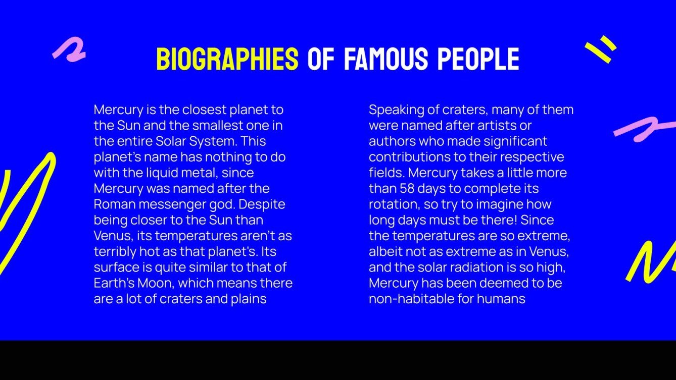 Famous Person Biography Theme for Middle School