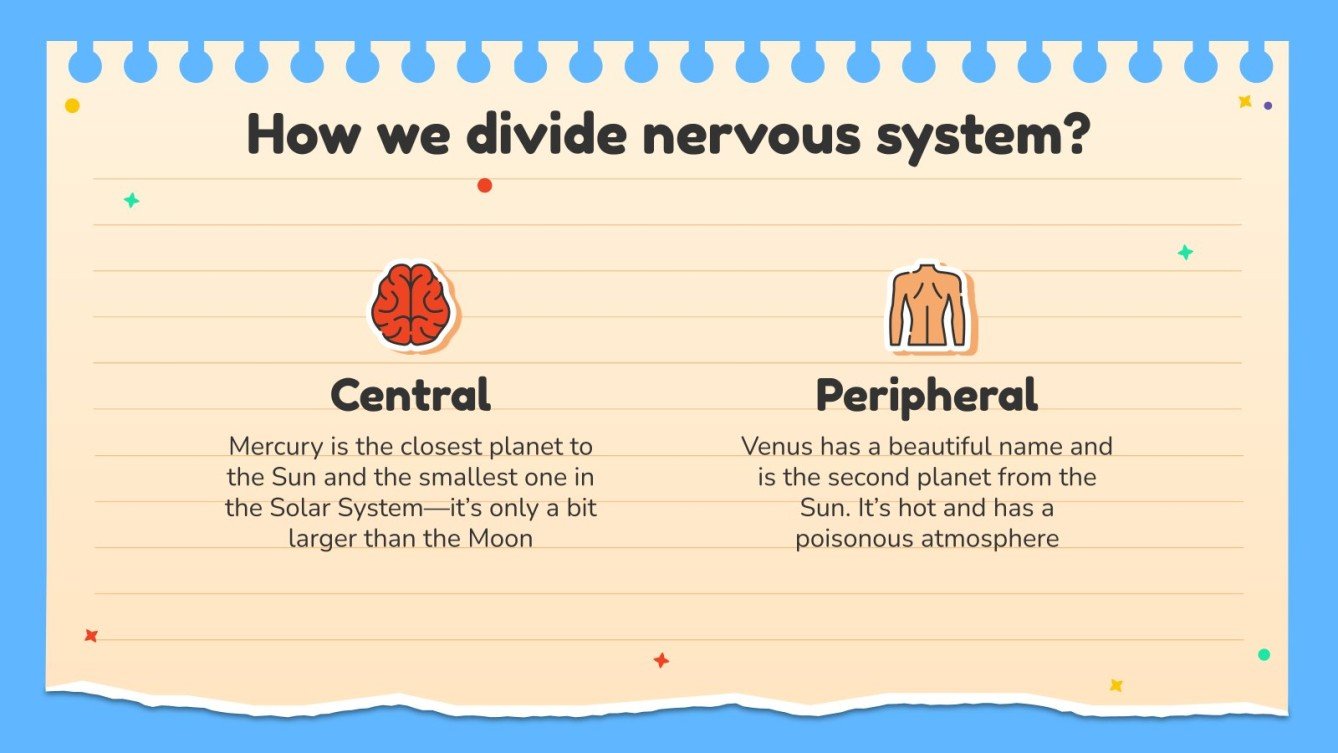 Biology for Elementary: Nervous System | Google Slides