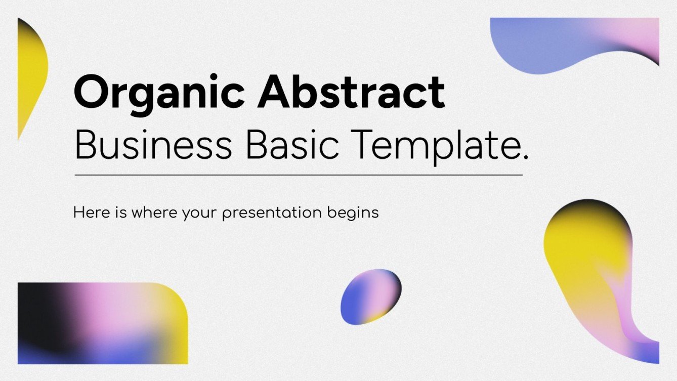 Organic Abstract - Business Basic Template | Google Slides
