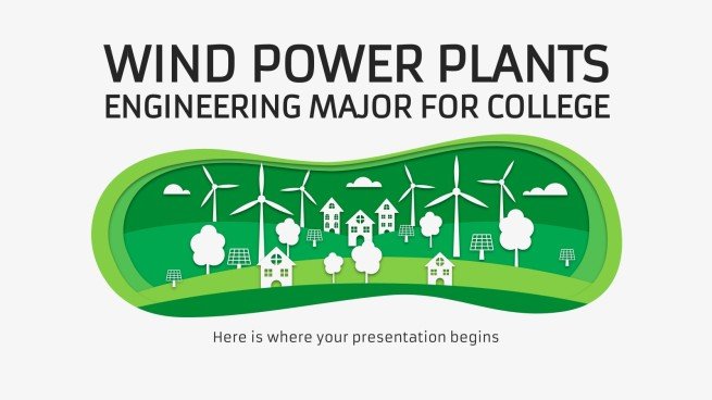 Wind Power Plants Engineering Major for College