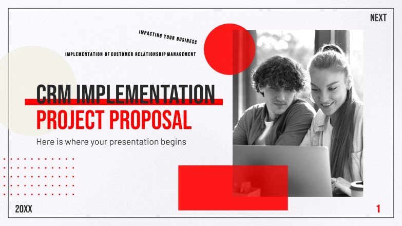 CRM Implementation Project Proposal | Google Slides & PPT