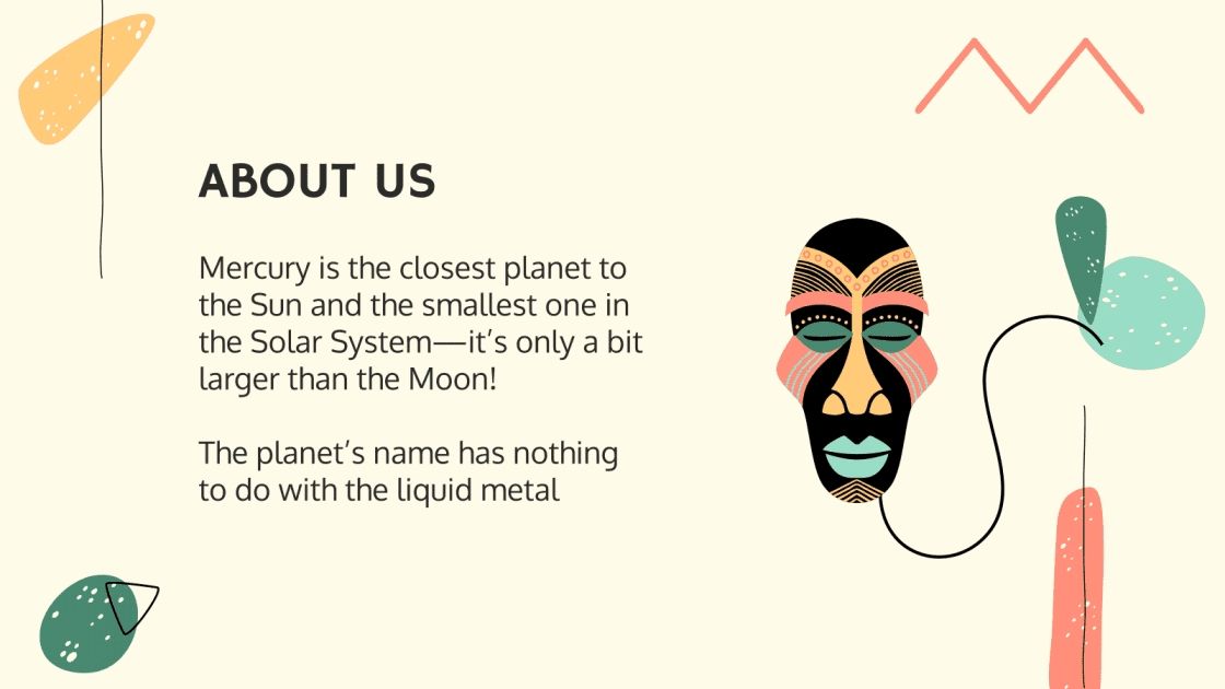 Museum Company Profile Google Slides and PPT templates