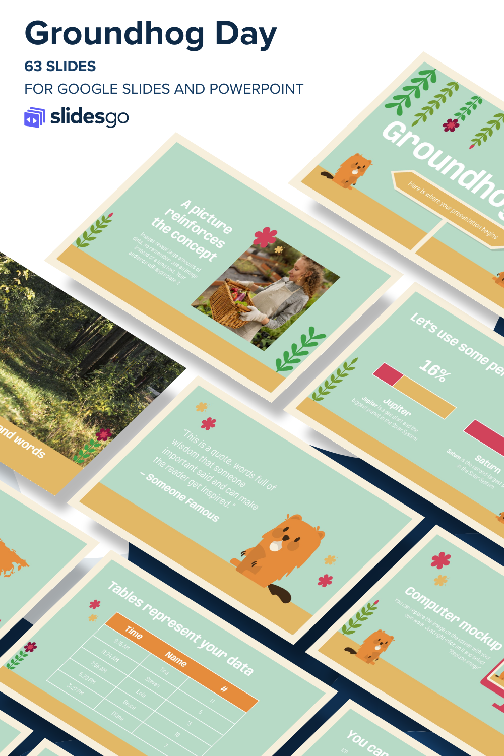 Groundhog Day | Google Slides & PowerPoint