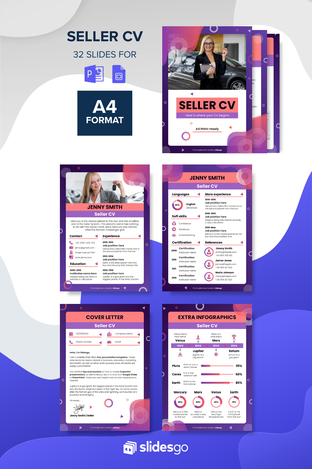 Seller CV | Google Slides & PowerPoint