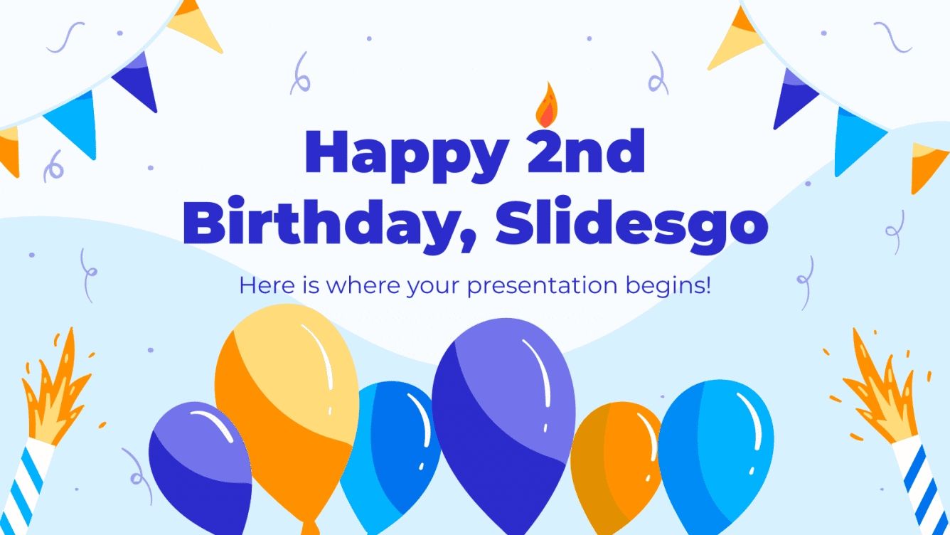 Plantillas gratis de Cumpleaños para Google Slides y PowerPoint