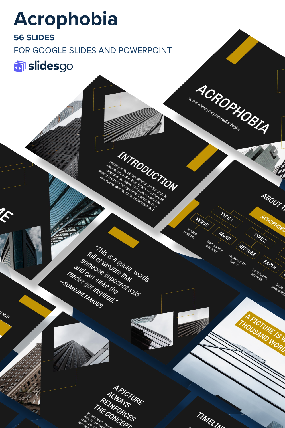 Acrophobia | Google Slides theme & PowerPoint template