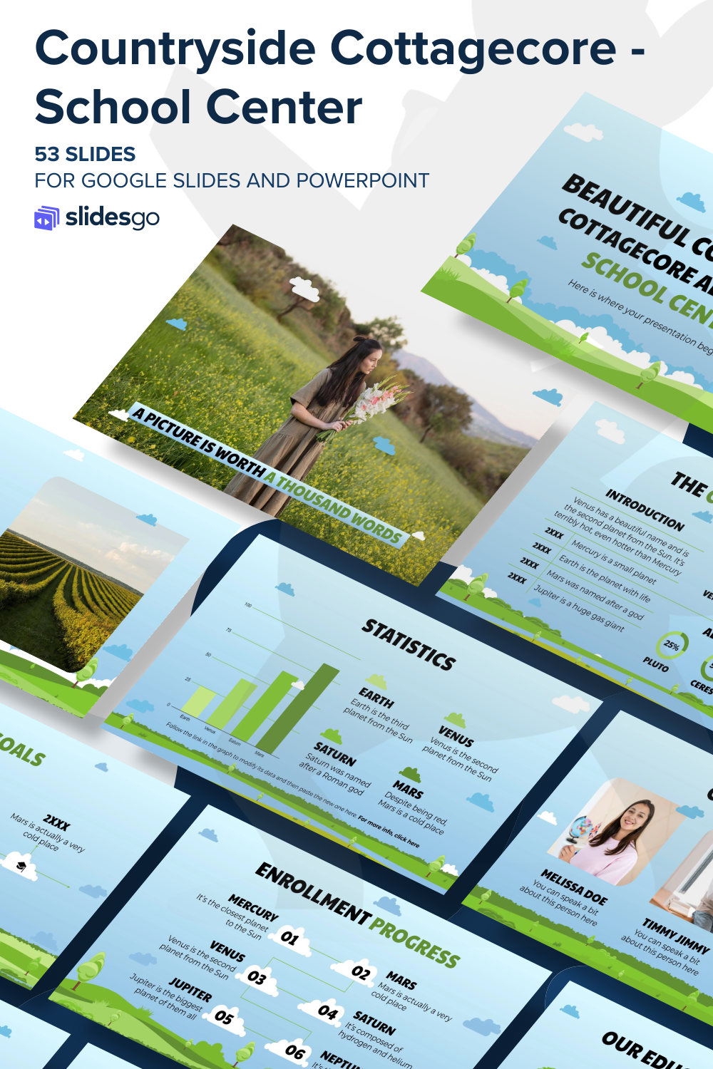 Beautiful Countryside Cottagecore Aesthetics School Center