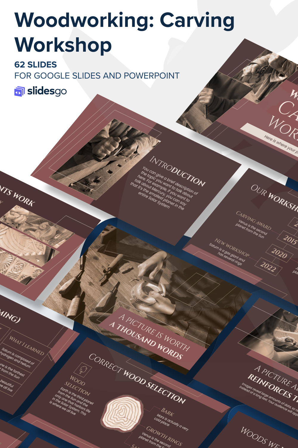 Woodworking: Carving Workshop | Google Slides & PPT