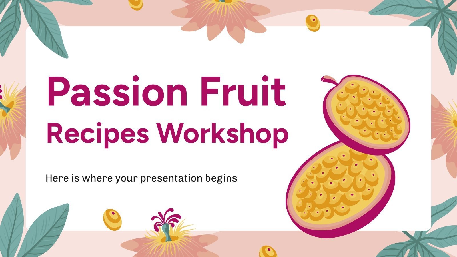 Plantillas gratis de Fruta para Google Slides y PowerPoint