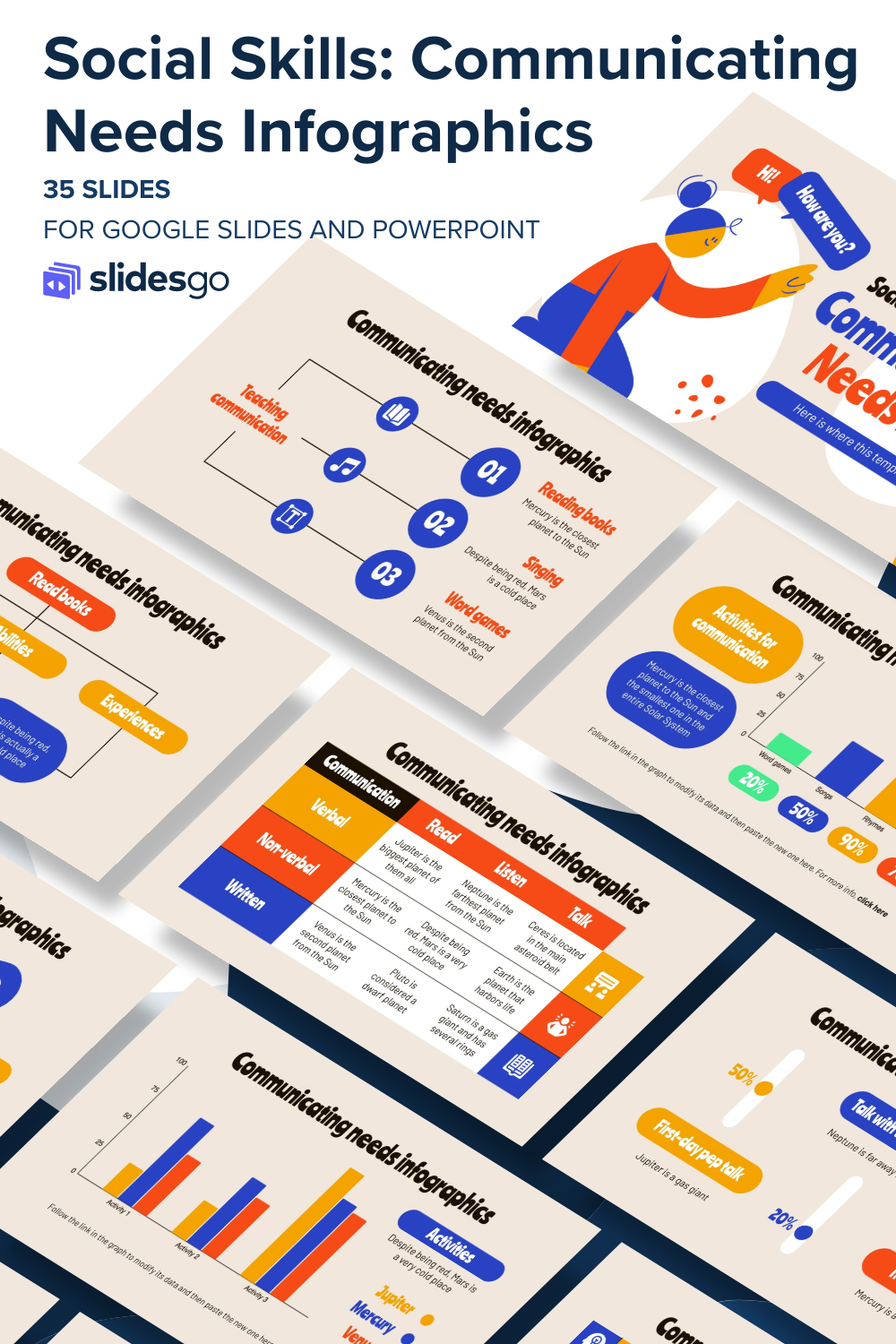 Social Skills for Pre-K: Communicating Needs Infographics