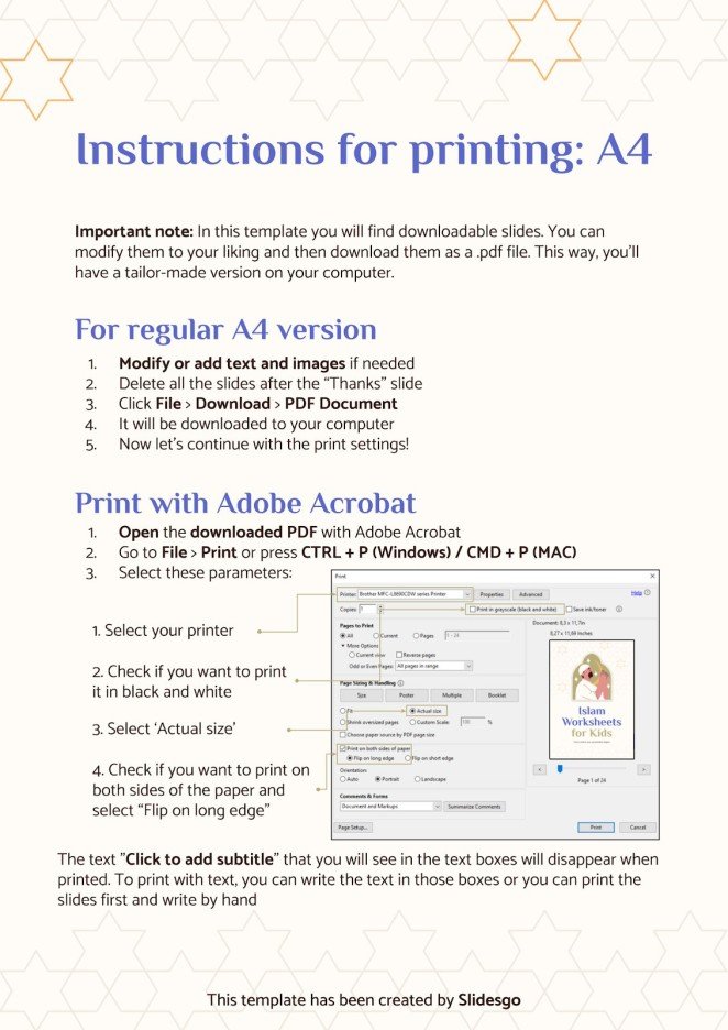 Fichas de actividades sobre el Islam| Google Slides y PPT