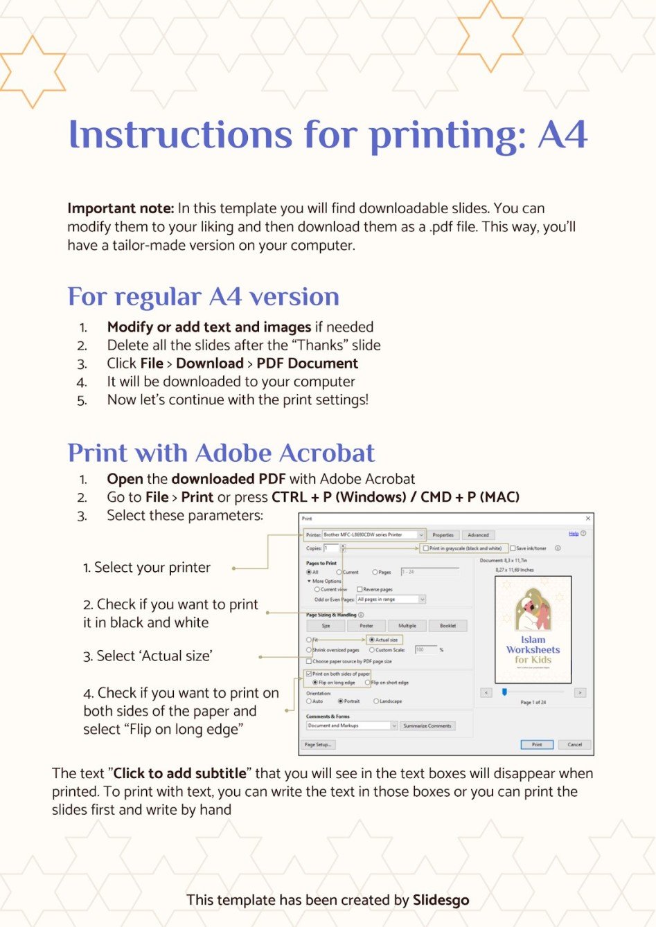 Fichas de actividades sobre el Islam| Google Slides y PPT