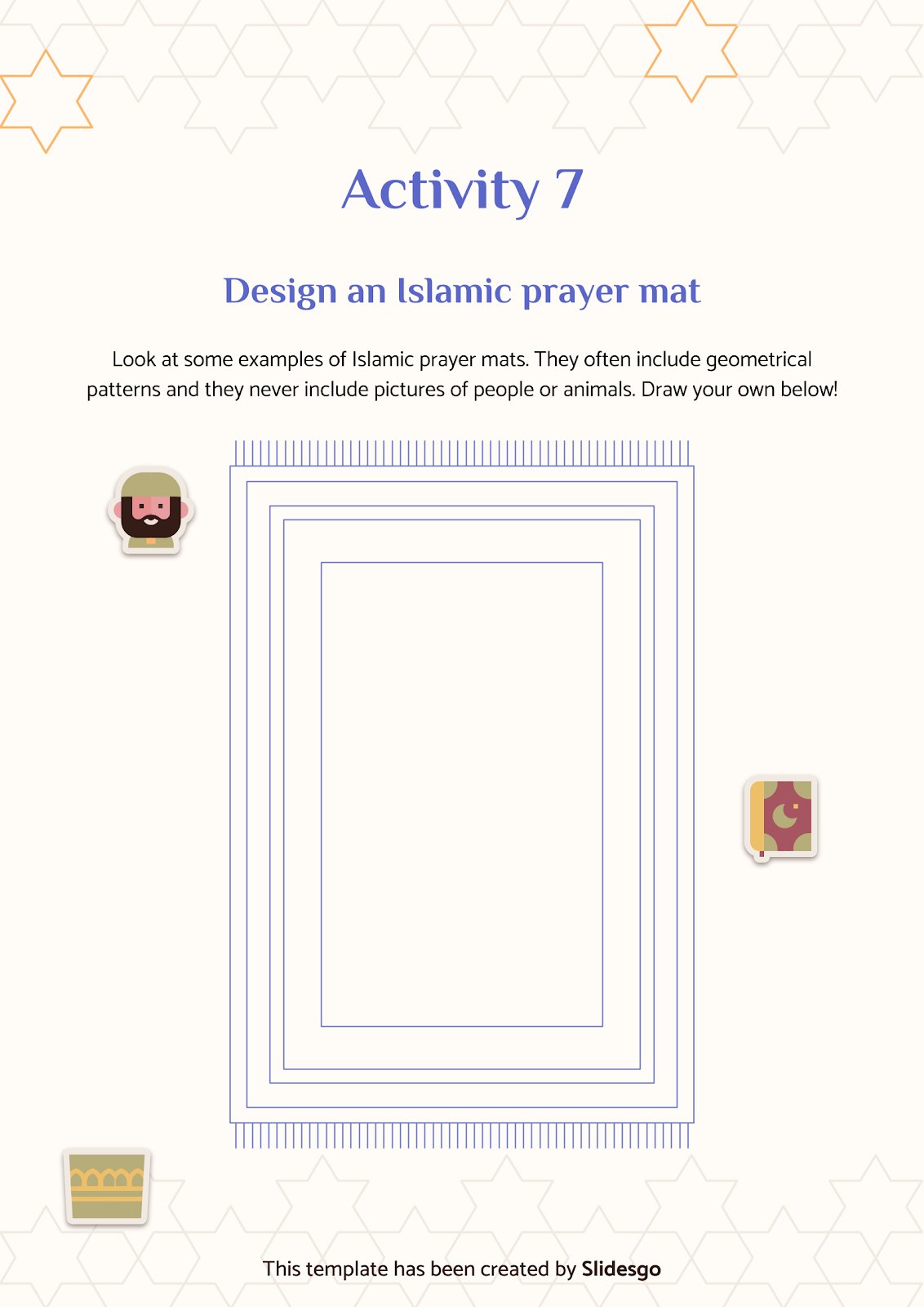 Fichas de actividades sobre el Islam| Google Slides y PPT
