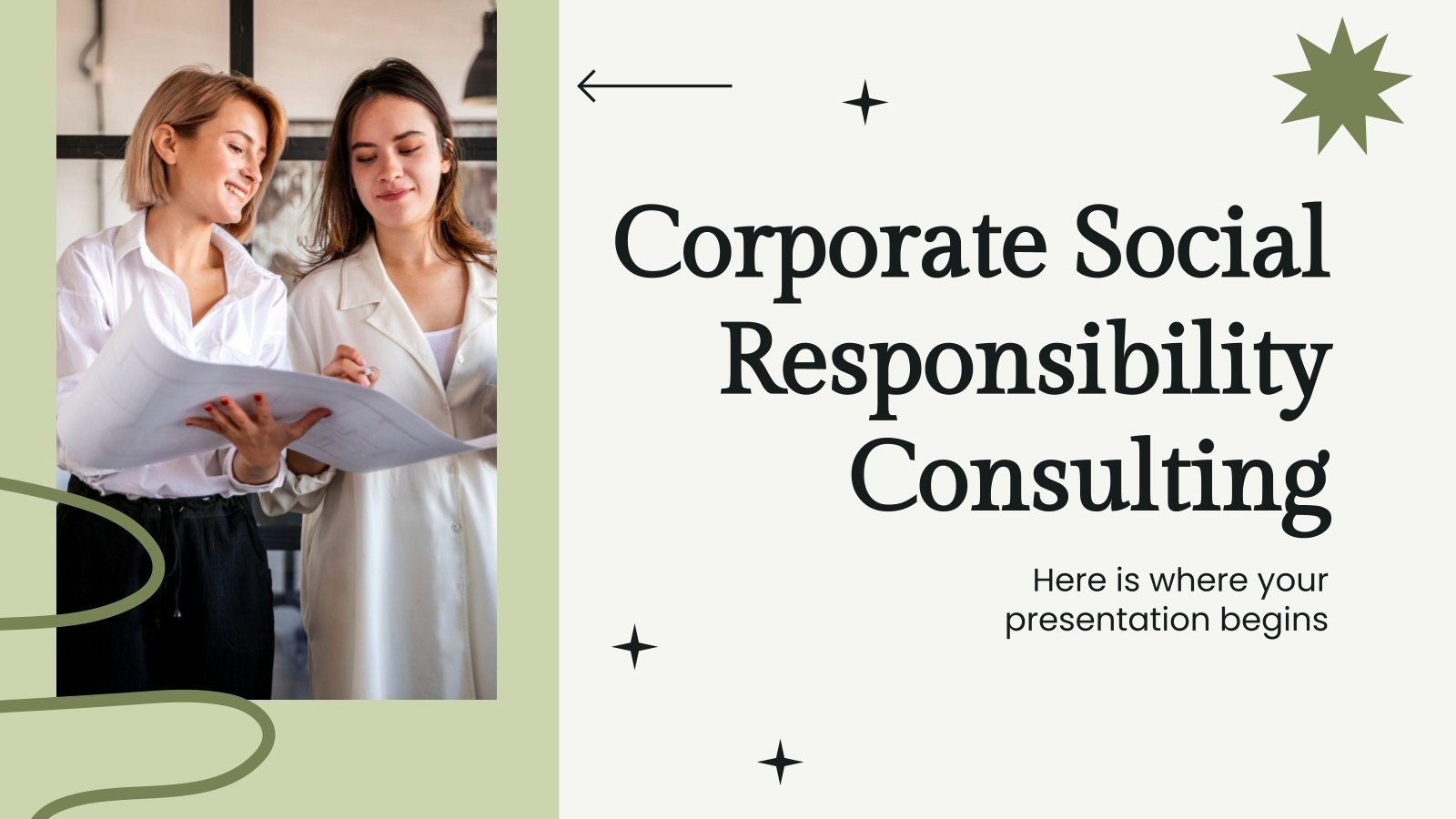 Corporate Social Responsibility Consulting | Google Slides