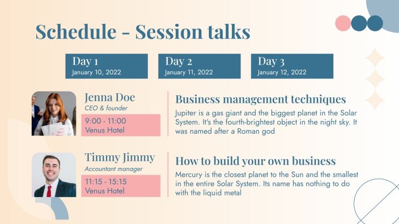 Power of Positive Thinking Conference | Google Slides & PPT