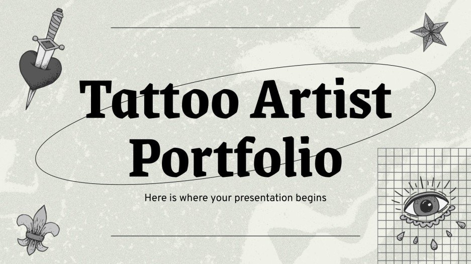 Free Tattoo-themed templates for Google Slides & PowerPoint