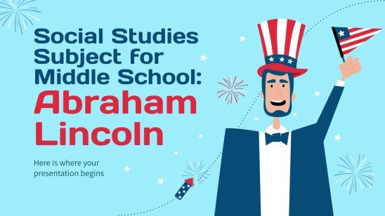 Ciências sociais: Abraham Lincoln | Google Slides e PPT