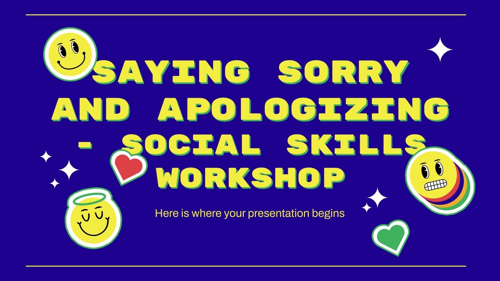 Saying Sorry and Apologizing - Social Skills Workshop