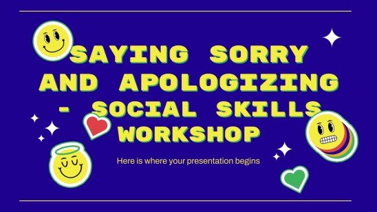 Saying Sorry and Apologizing - Social Skills Workshop