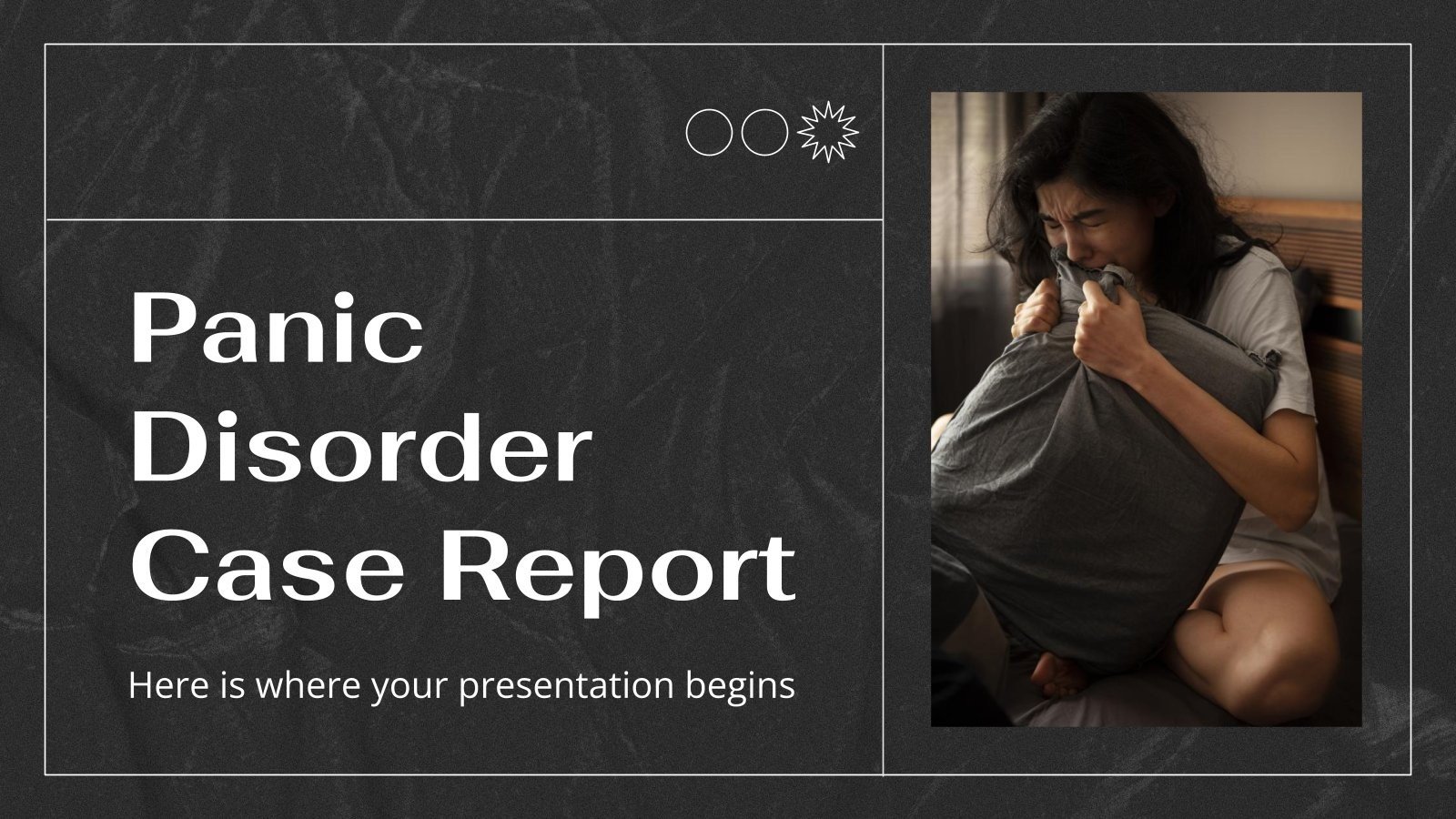 Panic Disorder Case Report | Google Slides & PowerPoint