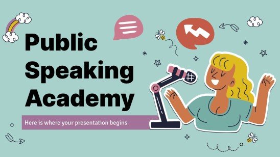Public Speaking Academy | Google Slides & PPT
